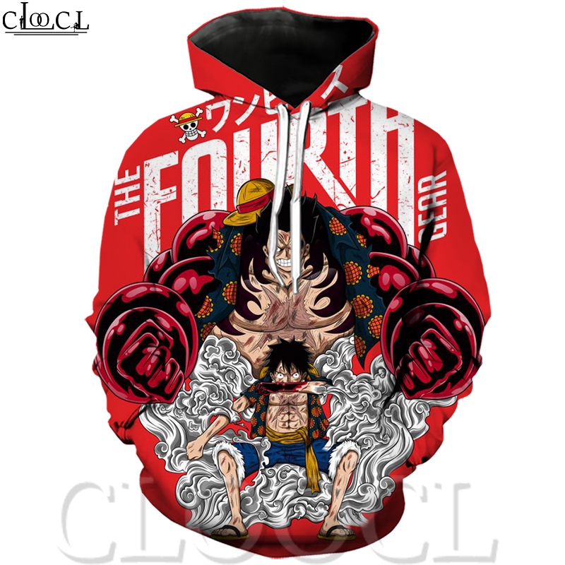CLOOCL One Piece Roronoa Zoro Corak Anime Lelaki Hoodie 3D Dicetak ...