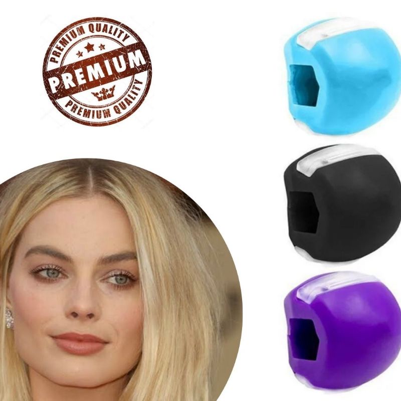 Exercitador Para O Rosto Jawzrsize Definidor Jawline Kit Completo ...