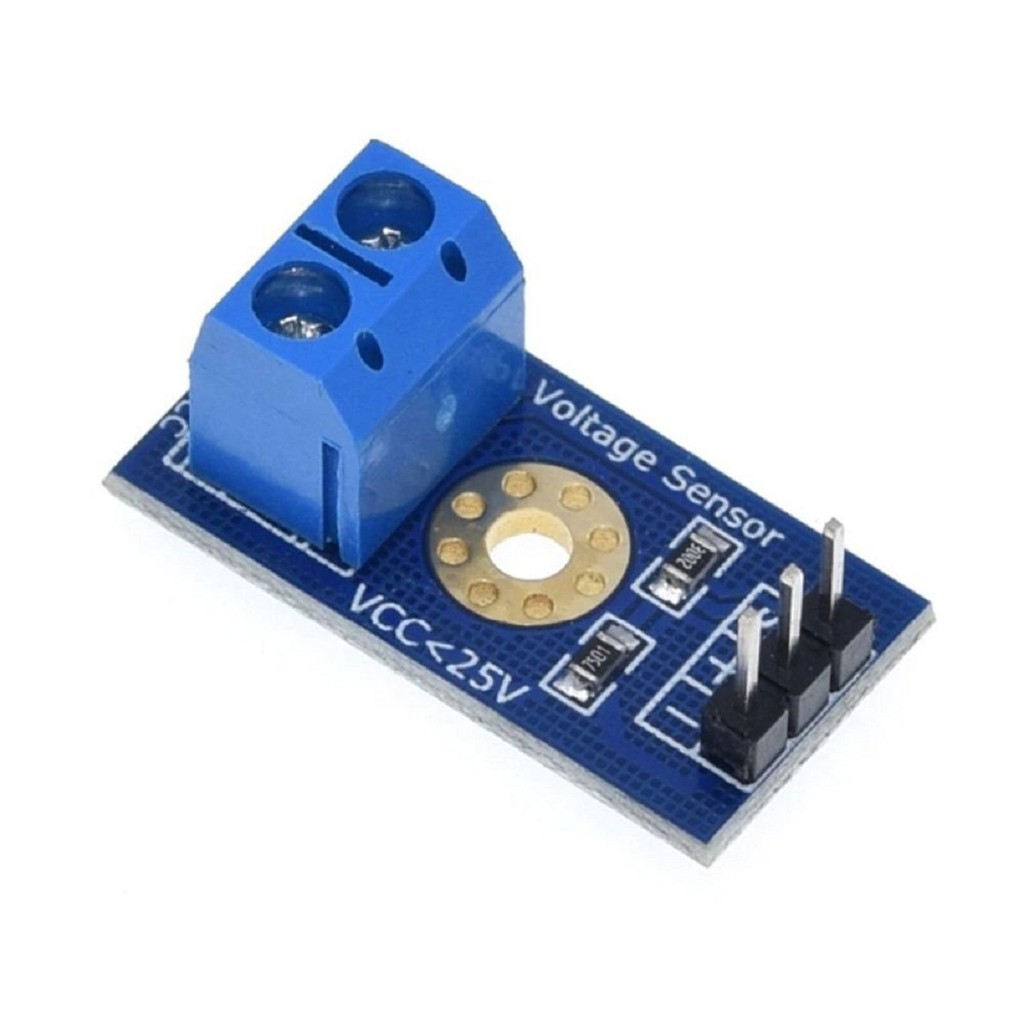 Sensor De Tensao 0 A 25vdc Para Arduino Esp8266 Pic Nodemcu Esp32 ...