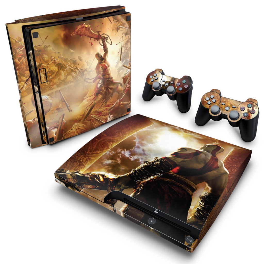 Skin Adesivo Ps3 Slim God Of War 2