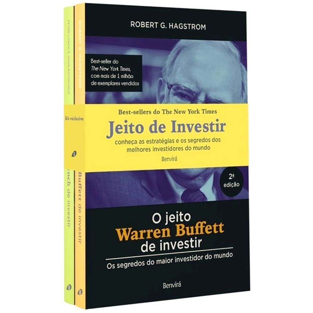 Livro - Kit Jeito de Investir - O Jeito Warren Buffett + O Jeito Peter ...