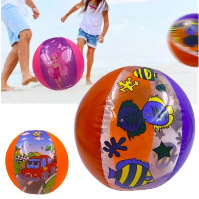 Bola De Praia Inflável Colorida Piscina para Diversão 38cm | Shopee Brasil