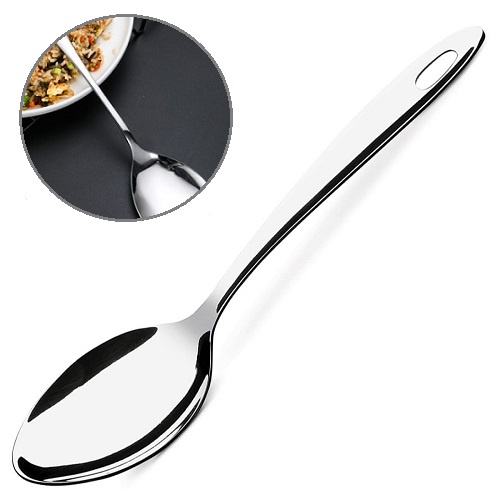 Colher De Inox Para Arroz Saladas Assados Colher Grande Em Inox De ...