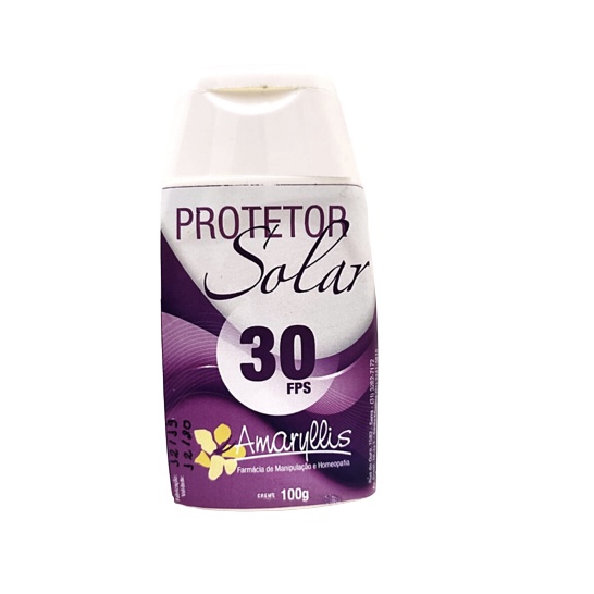 Protetor Solar Fator 30 - 100g | Shopee Brasil