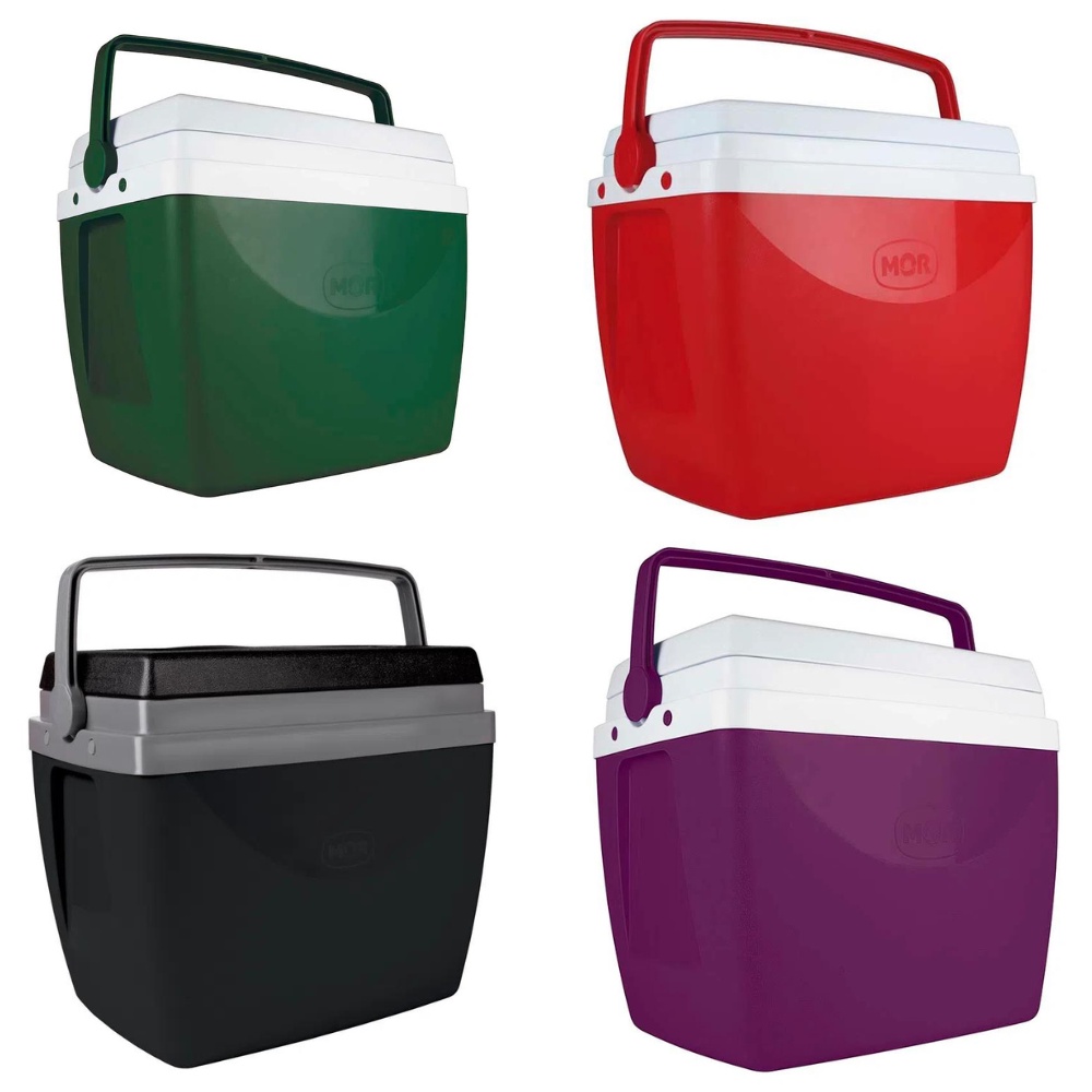 Caixa Térmica Cooler Mor 34 L Com Alça 50 Latas Ou 7 Pet 2L | Shopee Brasil