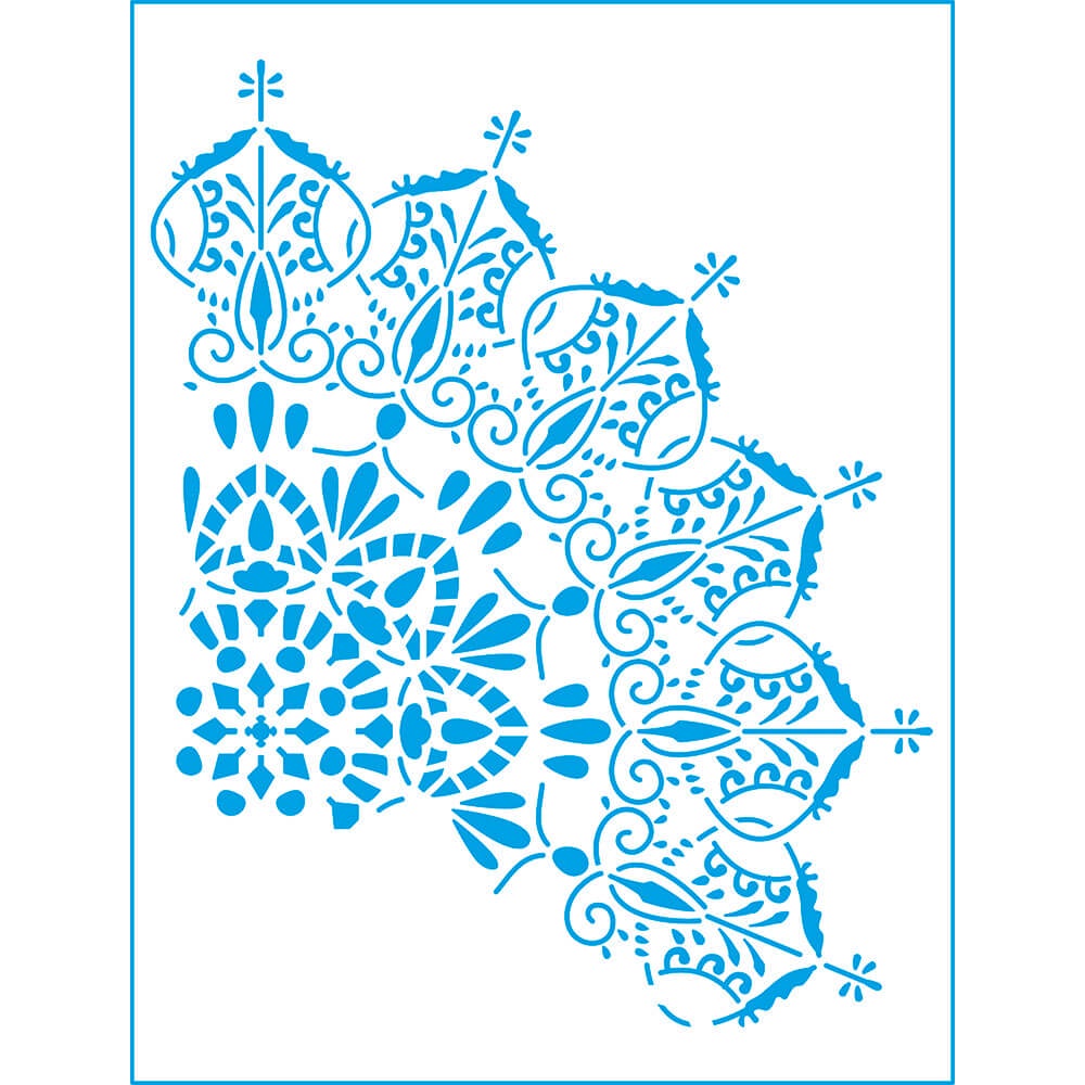 Stencil Litoarte 42,2x32 STW-038 Mandala | Shopee Brasil