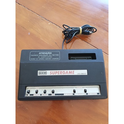 Cce Super Game Vg2800 Somente O Console Funcionando 100% | Shopee Brasil