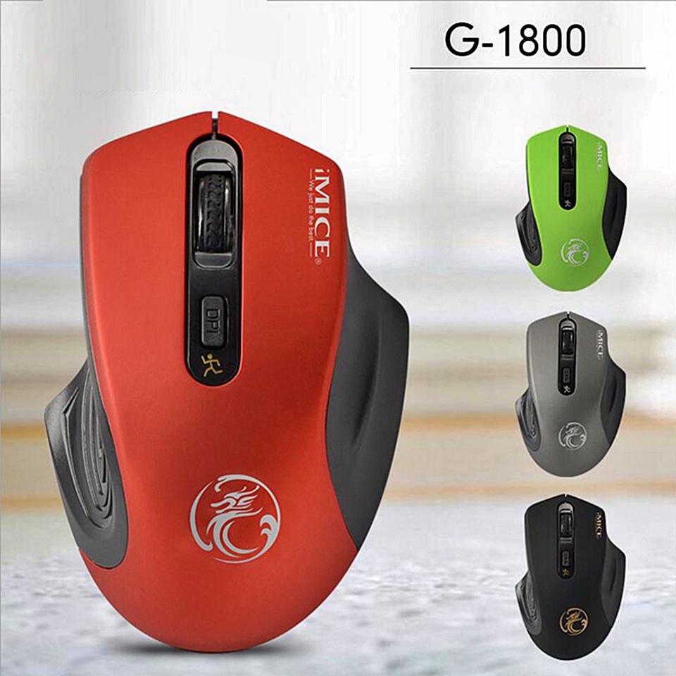 Mouse Sem Fio G1800 Imice 4 Botoes Anatômico | Shopee Brasil