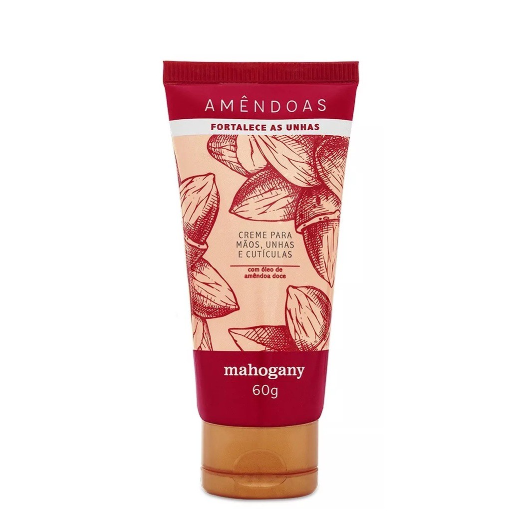 Mahogany Creme Para Maos Amendoas 60g | Shopee Brasil