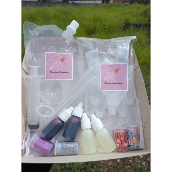 Kit inicial para fazer gloss artesanal, monte seu próprio negócio de ...