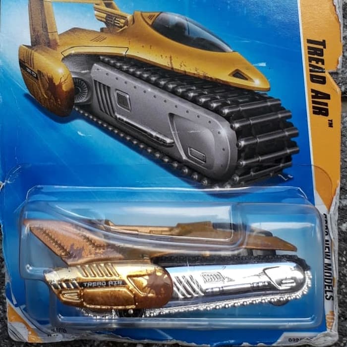 Hotwheels Tread Air Gold Diecast Car Avião Rejeitar Cartão Venda Sort ...