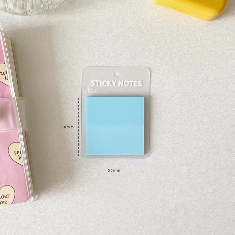 Bloco de Papel Adesivo Sticky Note--Transparente (Morning Dew) | Shopee ...