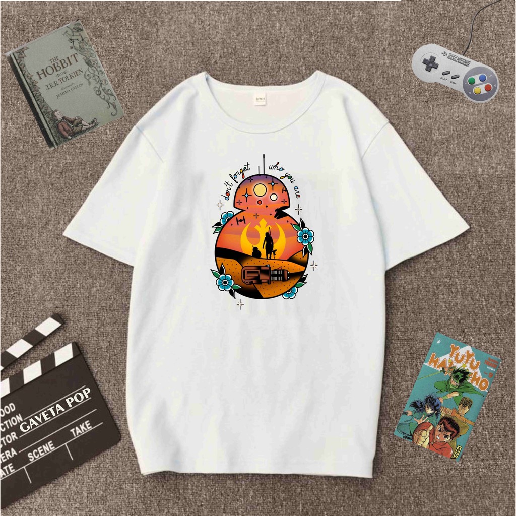 Camiseta Star Wars BB8 Rey Darth Vader Luke Skywaker Leia | Shopee Brasil