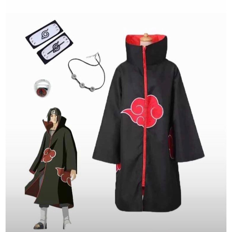 Manto Akatsuki Itachi Uchiha Adulto/Infantil | Shopee Brasil