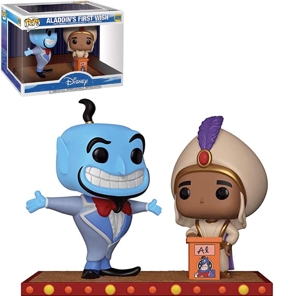 Funko Pop Disney Aladdin - Aladdin & Genie 409 | Shopee Brasil