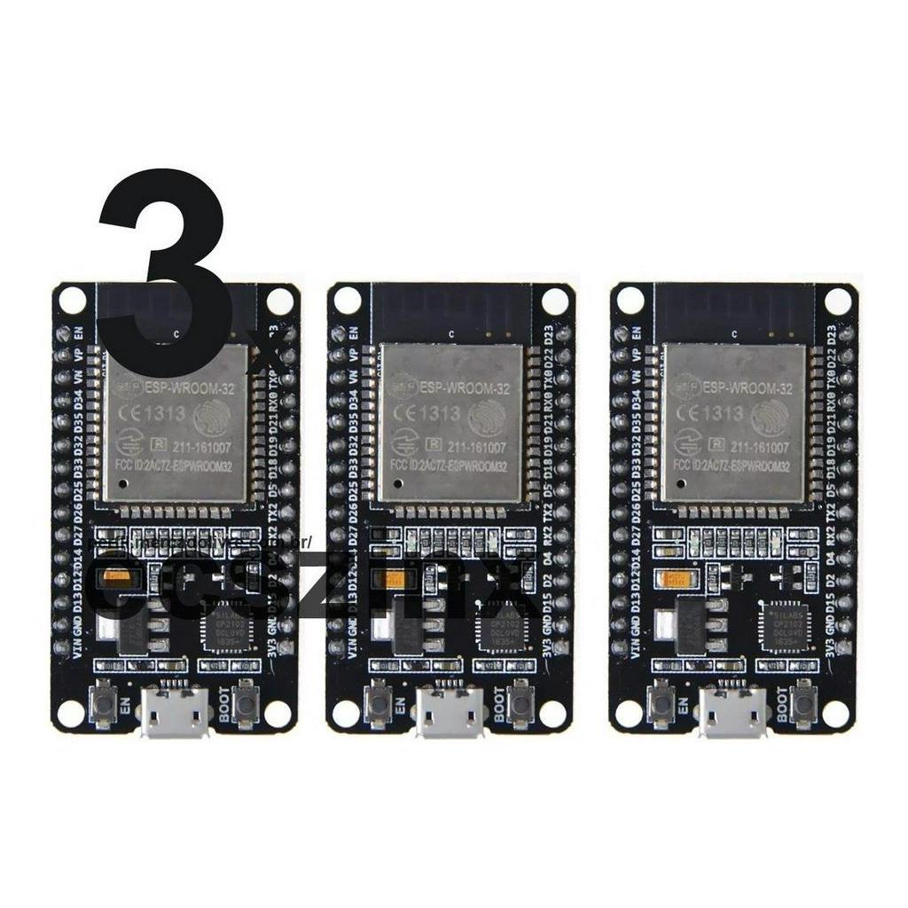 3x Esp32 Esp-wroom-32 + Wi-fi + Bluetooth - Esp-32 Nodemcu | Shopee Brasil 3x Esp32 Esp-wroom-32 + Wi-fi + Bluetooth - Esp-32 Nodemcu | Shopee Brasil