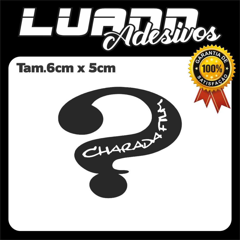 charada adesivo carro moto bike caminhão | Shopee Brasil