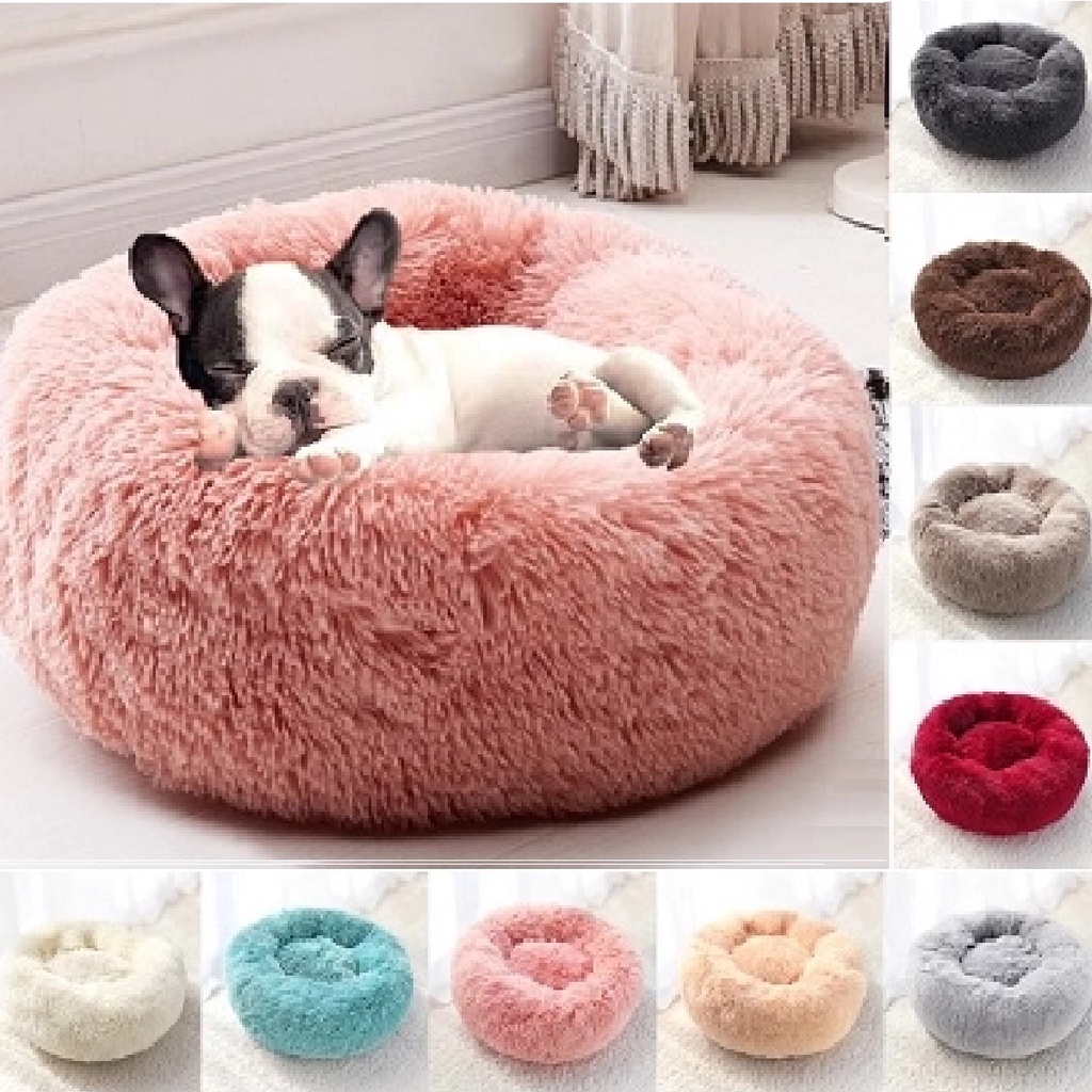 Cama Pelúcia Pet Cachorro Gato 40cm Felpuda Nuvem | Shopee Brasil