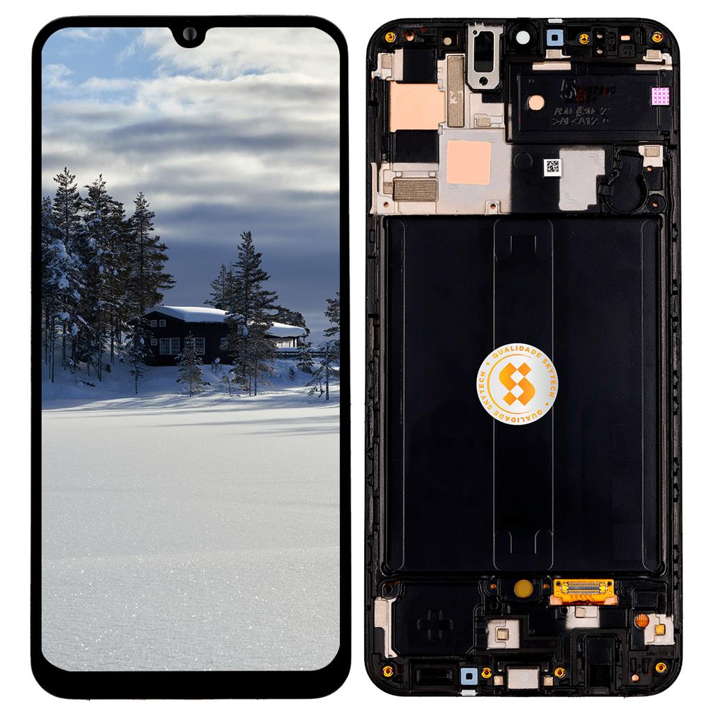 Tela Display Frontal Touch Galaxy A50 Com Aro Original Nacional | Shopee Brasil