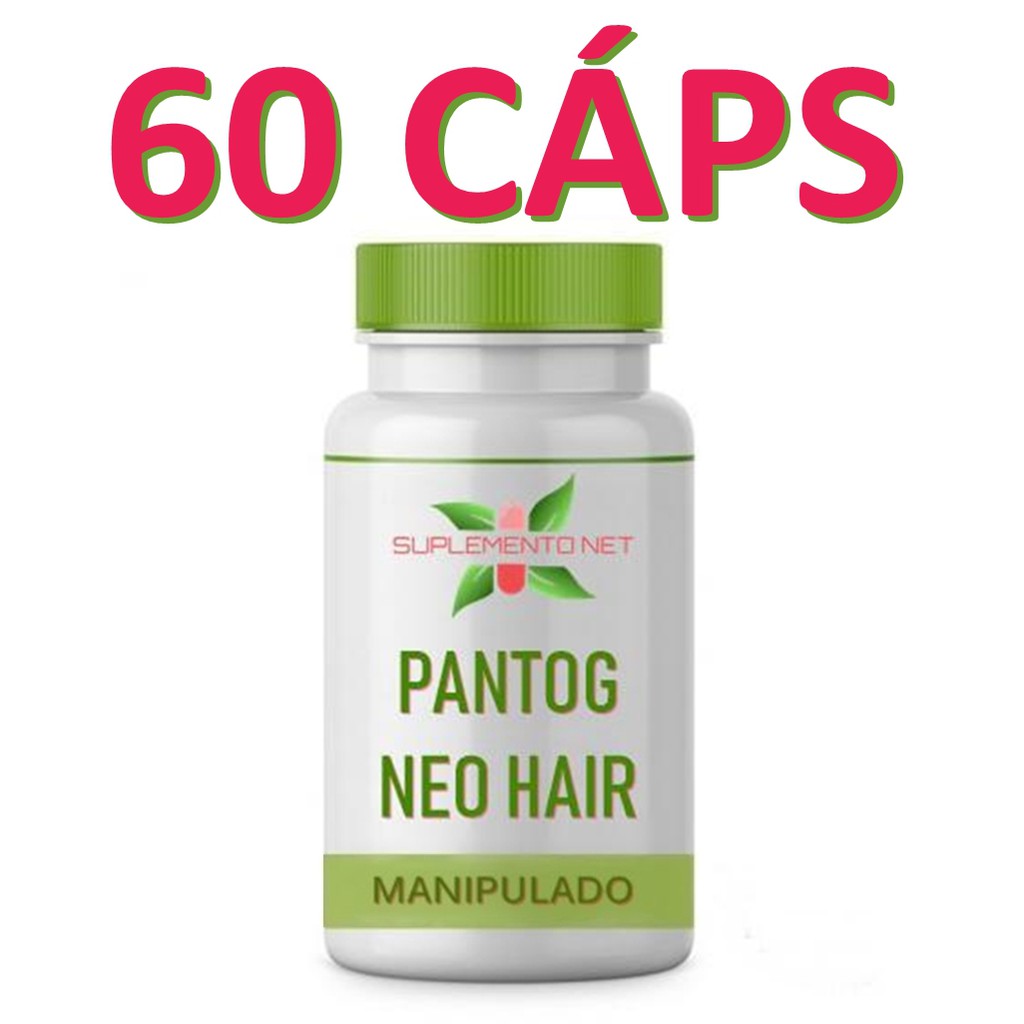 Pantogar Neo Manipulado - Pantog Neo Hair 60 Cápsulas | Shopee Brasil