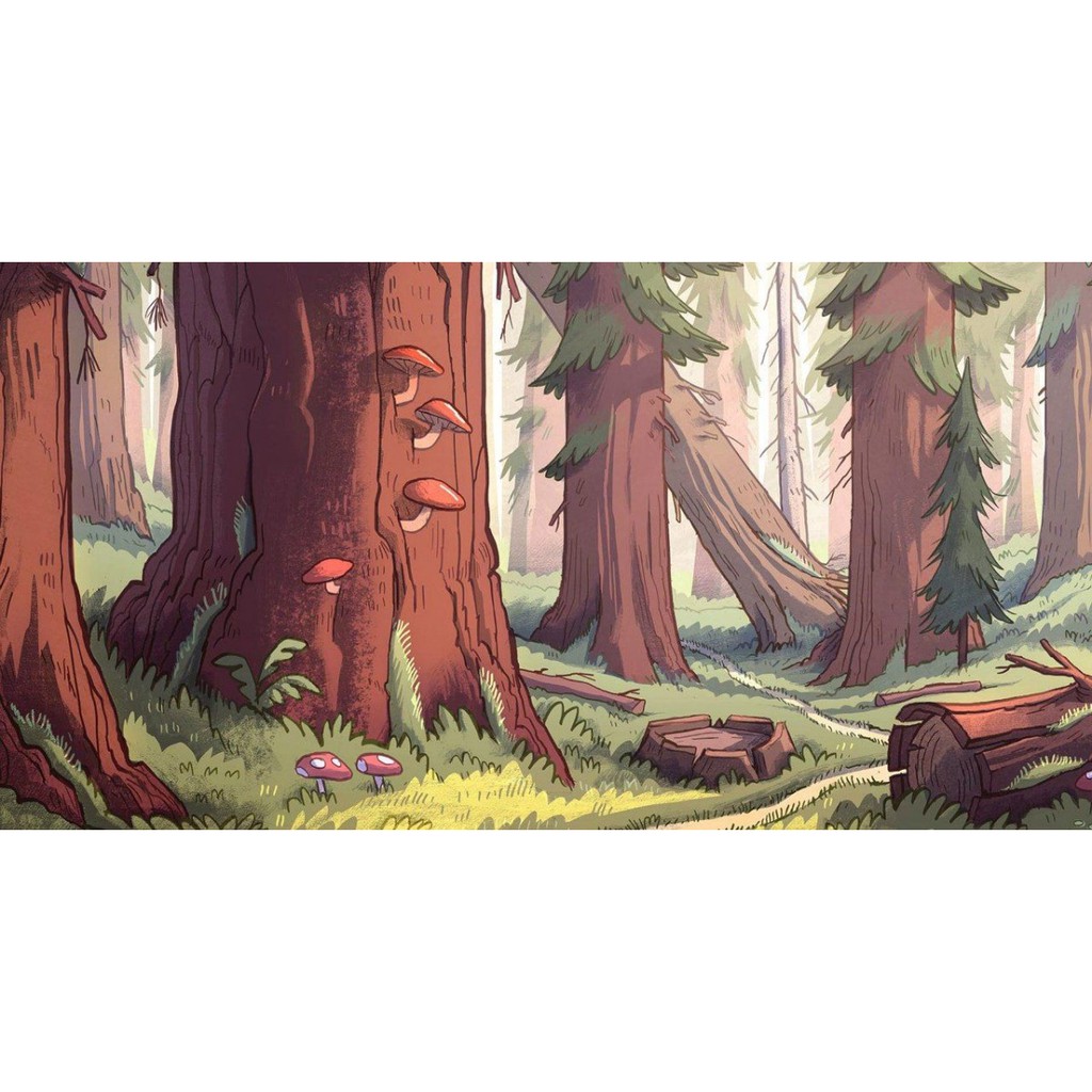 Painel Festa Infatil Decorativo 100x65cm Gravity Falls | Shopee Brasil