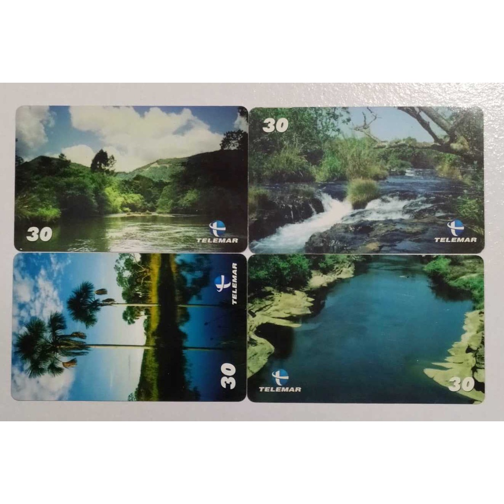 Cartão Telefônico - Série Rios De Minas (4 Cartões) - Telemar | Shopee ...