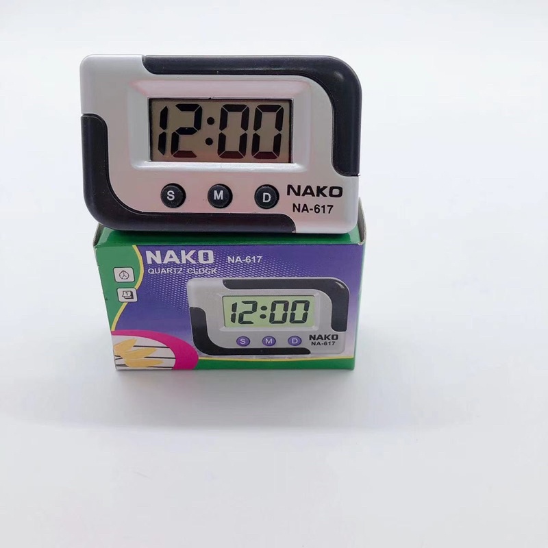 Mini relógio de mesa / painel de carro portátil digital (NAKO - NA-617 ...