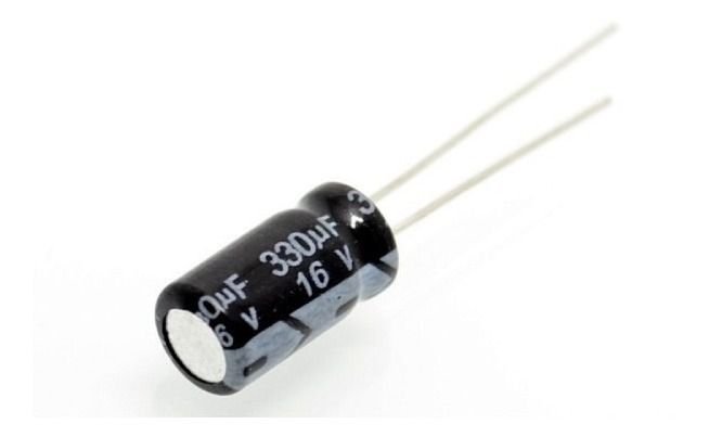 Capacitor Eletrolítico 330Uf 16V - 10 Peças | Shopee Brasil