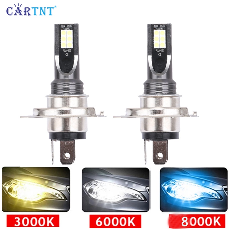 2PCS LED H1 H3 H4 H7 H8 H11 9005 HB3 9006 HB4 Car Fog Light Farol Lâmpada 12 V 14000Lm 3000K ...
