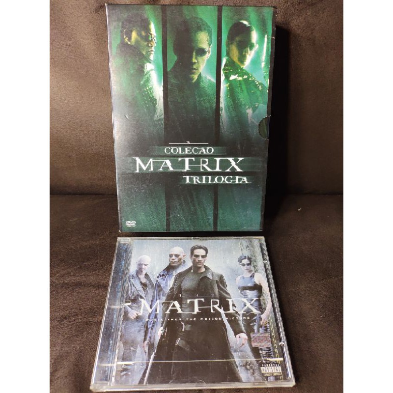 Box DVD Matrix + CD trilha sonora Matrix | Shopee Brasil