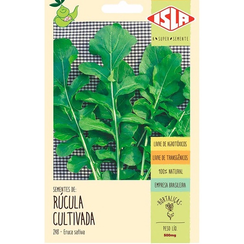 Semente de Rúcula Cultivada - Sementes Hortaliças Isla | Shopee Brasil