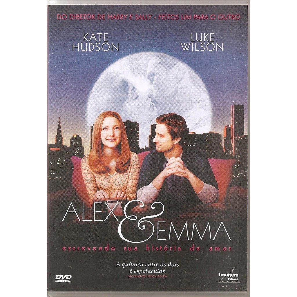 DVD ALEX E EMMA - KATE HUDSON LUKE WILSON (NOVO ORIGINAL) | Shopee Brasil