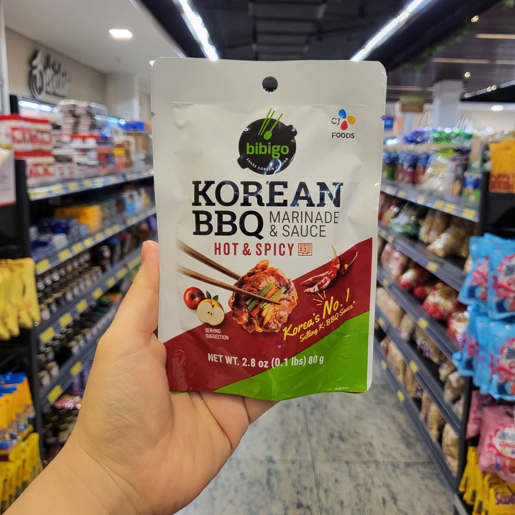 Molho Coreano para Carnes : CJ Bibigo Korean BBQ Sauce - Hot & Spicy 80g | Shopee Brasil