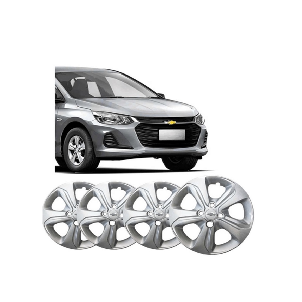 Jogo 4 Calotas Aro 14 Roda Onix Plus Sedan /onix Hatch Peças Genuínas ...