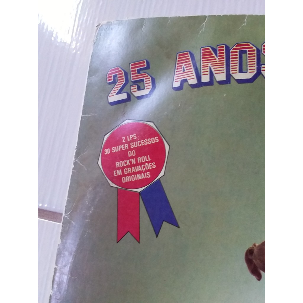 disco de vinil 25 anos de rock'n roll vintage retro roqueiro musica antiga LP duplo | Shopee Brasil