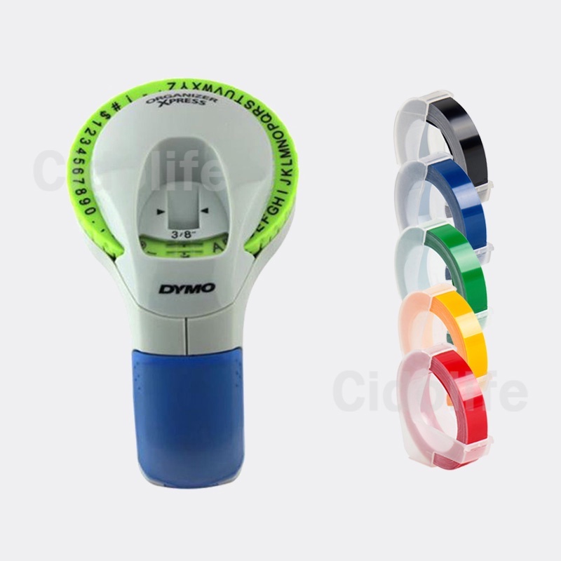 Dymo 12965 Rótulo Máquina Com 5pcs 1610 1540 motex c101 9mm 3D ...