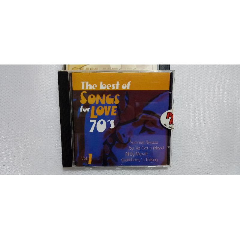 CD The Best Of Songs For Love 70's Volume 1 | Shopee Brasil