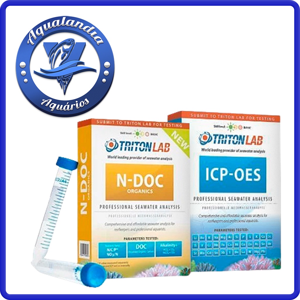 Triton Test Kit Icp-oes + N-doc Analise De Agua Laboratorial | Shopee ...