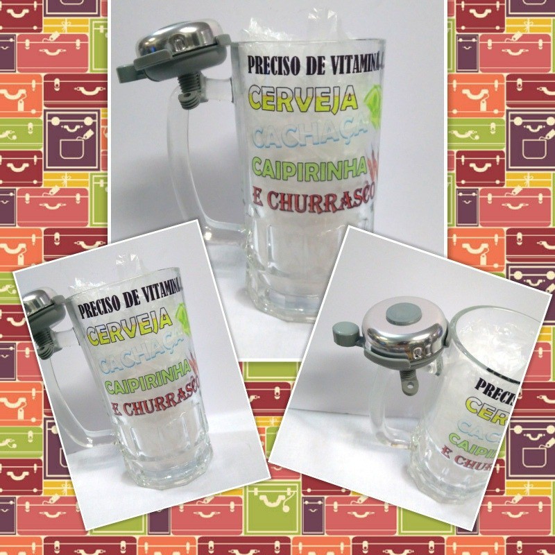Caneca Chopp Com Sineta/campainha Vitamina C | Shopee Brasil Caneca Chopp Com Sineta/campainha Vitamina C | Shopee Brasil