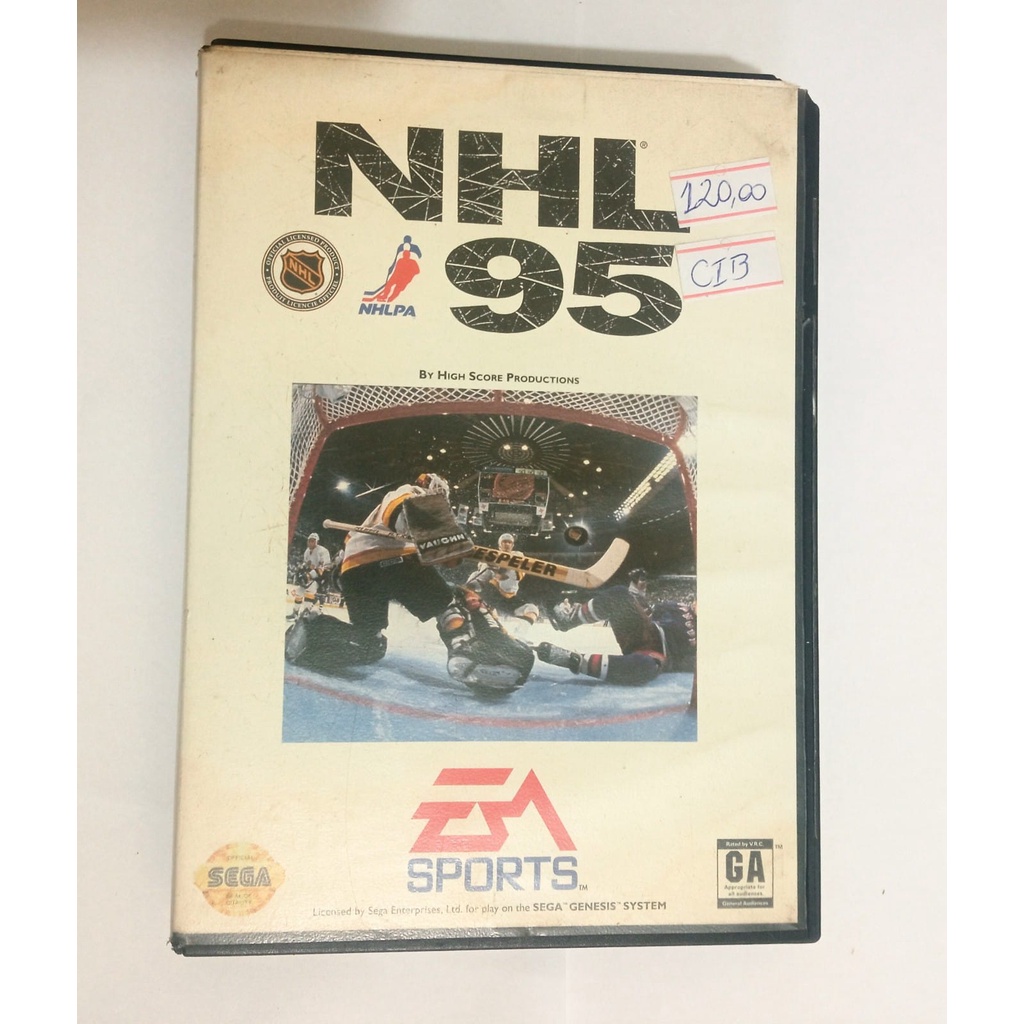Jogo Original NHL 95 Mega Drive Genesis CIB | Shopee Brasil