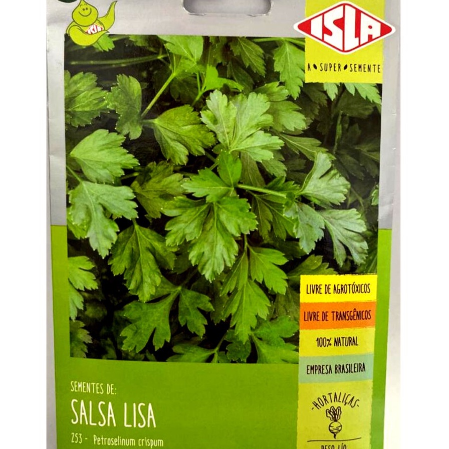 Semente De Salsa/ Salsinha Lisa 10 gramas / Para Hidroponia Ou Terra ...