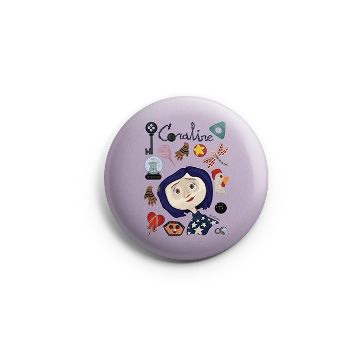 Botton Coraline - Botum / Boton / Broche (3,5cm & 4,5cm) | Shopee Brasil