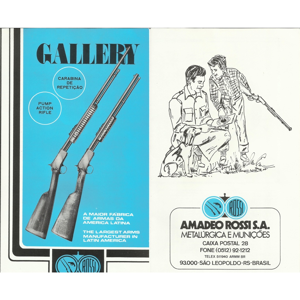 Manual Rossi Rifle Gallery Completo Com Vista Explodida | Shopee Brasil
