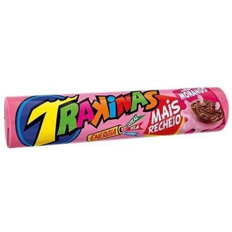 Biscoito Recheado Sabor Trakinas 126g | Shopee Brasil