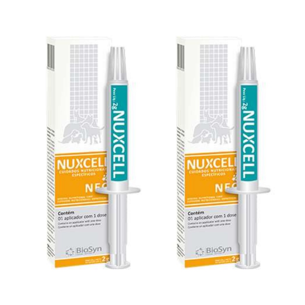 Kit 2 Suplemento Nutricional Nuxcell Neo Para Cachorros Caes | Shopee ...