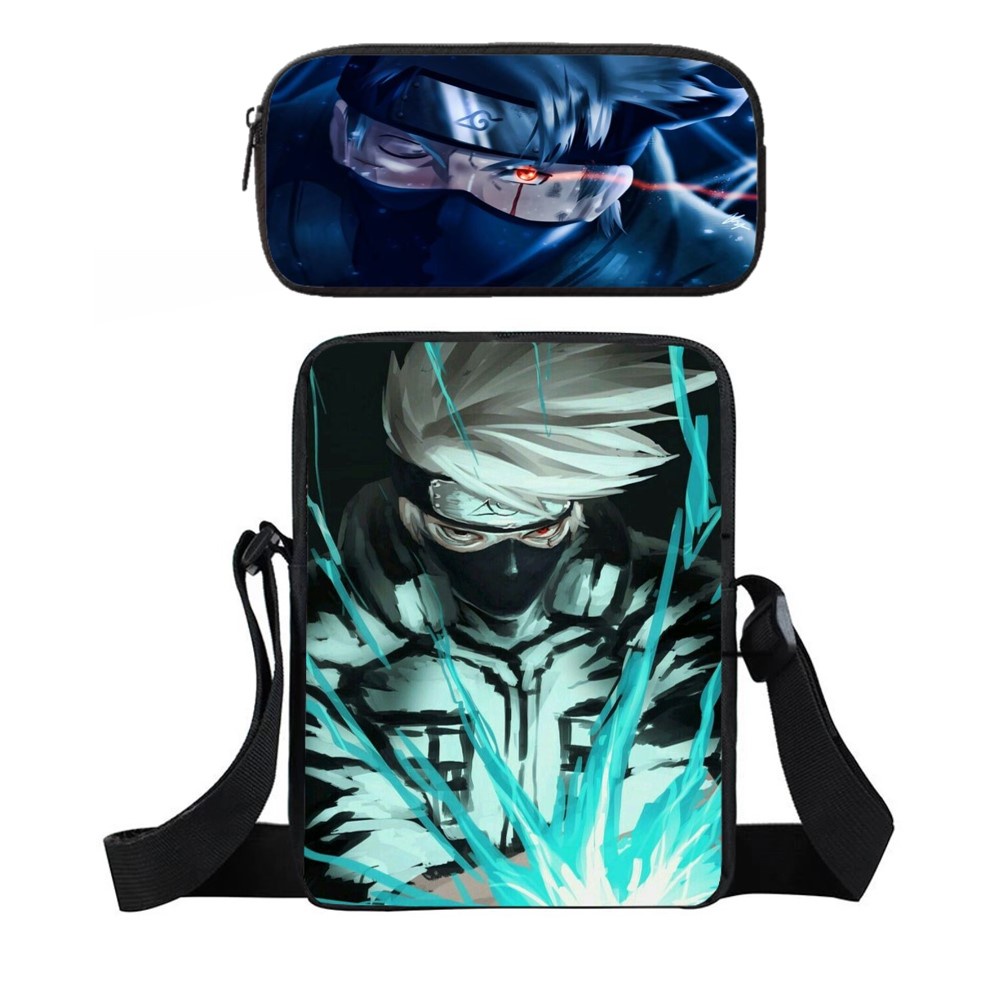 Kit Lancheira e Estojo Kakashi Sensei Anime | Shopee Brasil