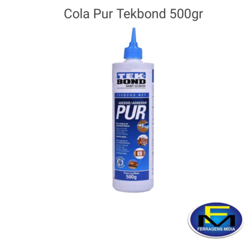 Cola pur cola prego tekbond 500gr | Shopee Brasil