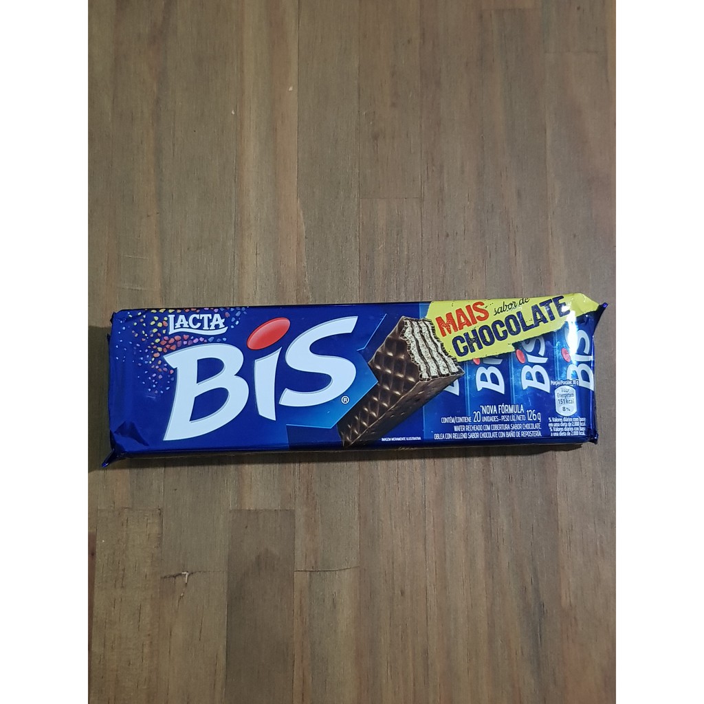 Caixa de Bis Chocolate Ao Leite Lacta 126g (20 unidades) | Shopee Brasil