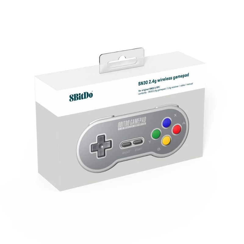 Controle sem fio Super Nintendo 8bitdo super Famicom sn30 | Shopee Brasil