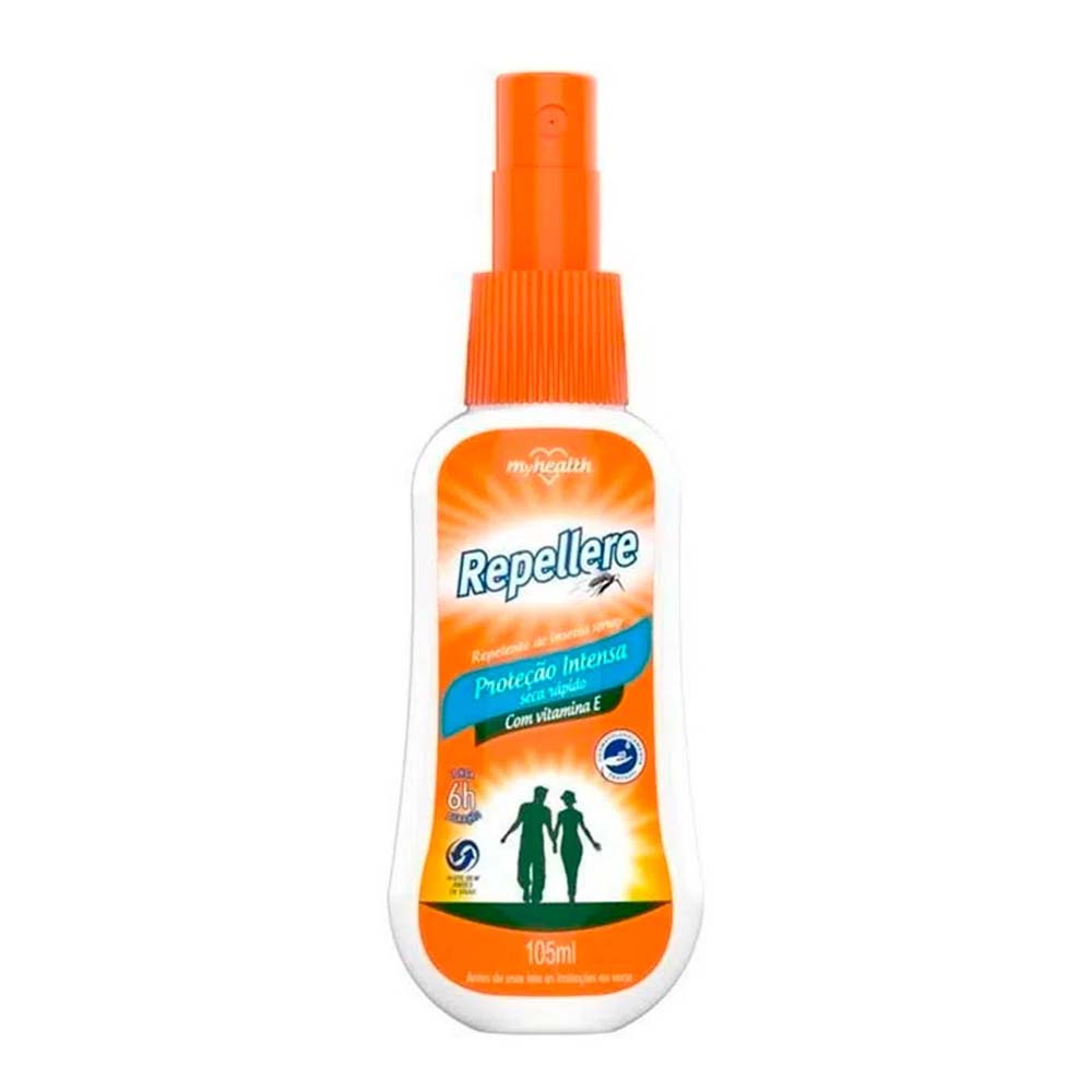 Repelente de insetos spray REPELLERE com vitamina E 105ml | Shopee Brasil